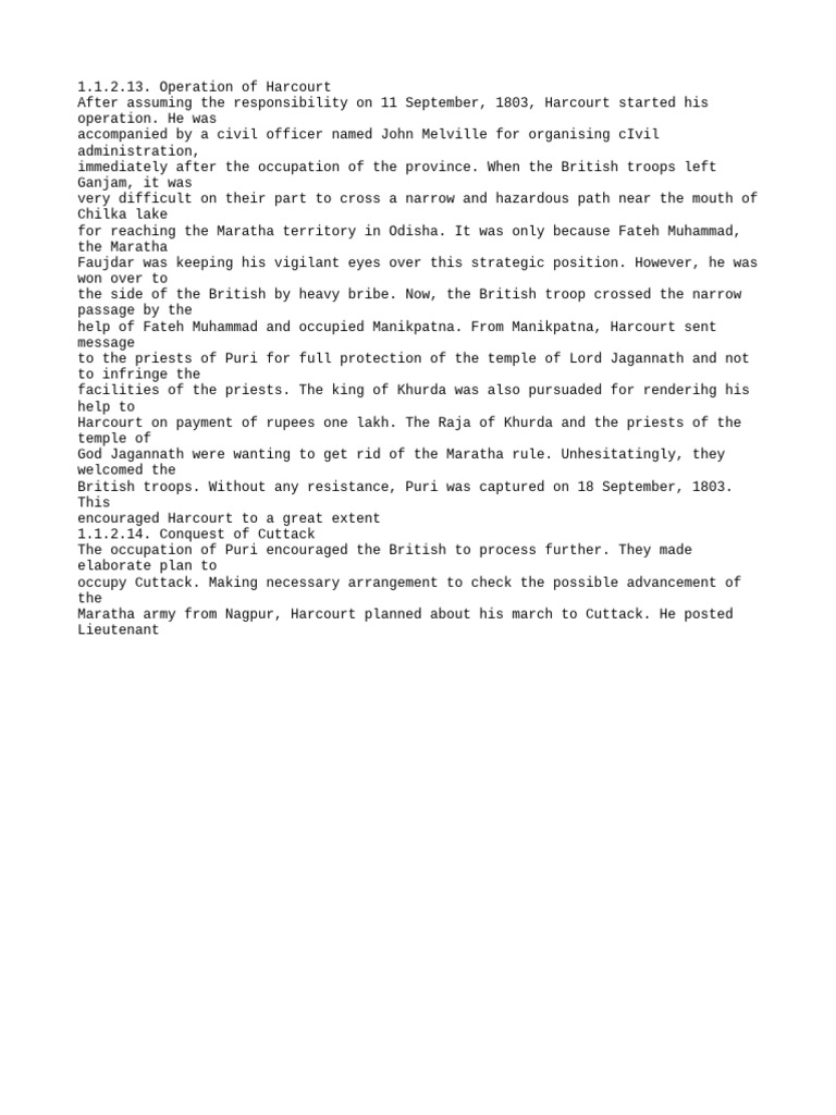 Operatoion Harcourt | PDF