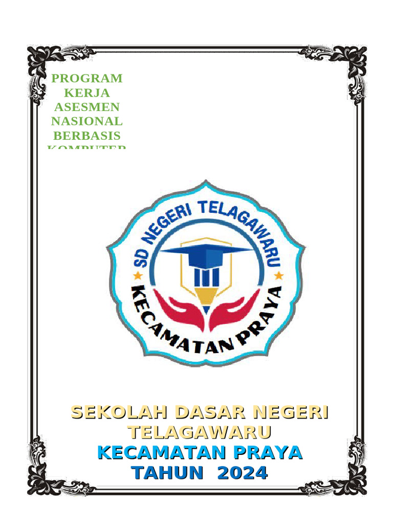 Program Kerja Anbk 2024 | PDF