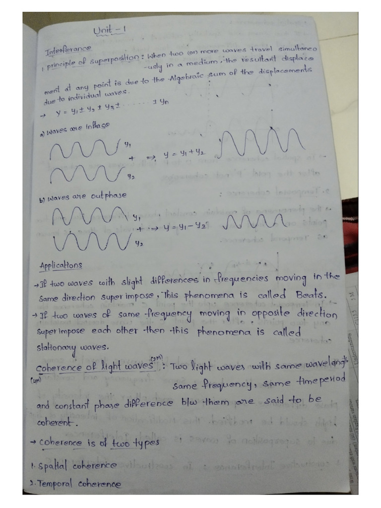 (PHYSICS) UNIT-1 (Notes-2) | PDF