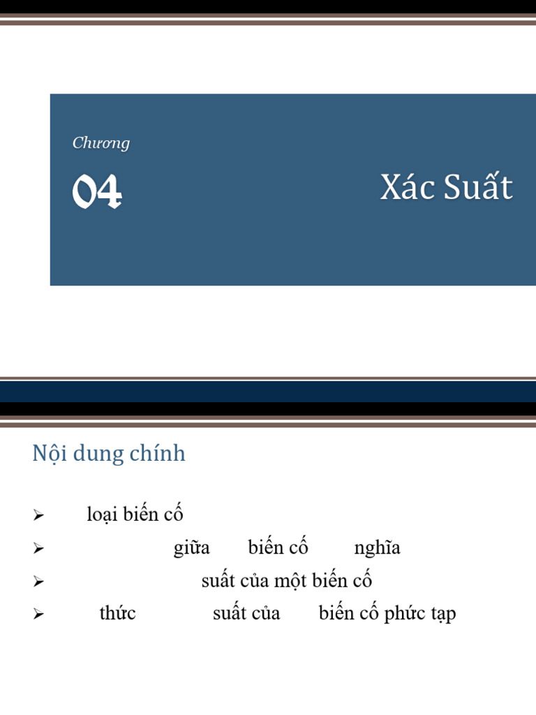 Chapter 04 Xac Suat | PDF