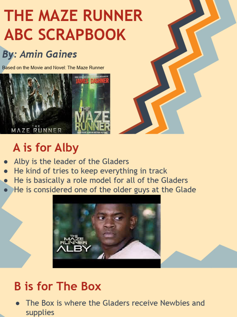 The Maze Runner Abc Scrapbook | PDF