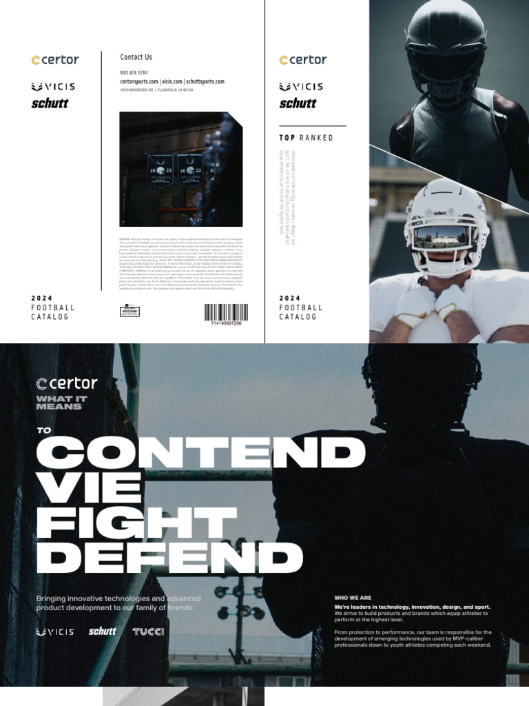 2024 Schutt VICIS Football Catalog v11.1.6 | PDF | Concussion
