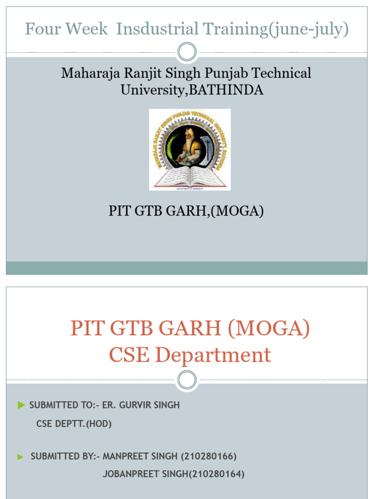 Pit GTB Garh (Moga) | PDF | Html | Html Element