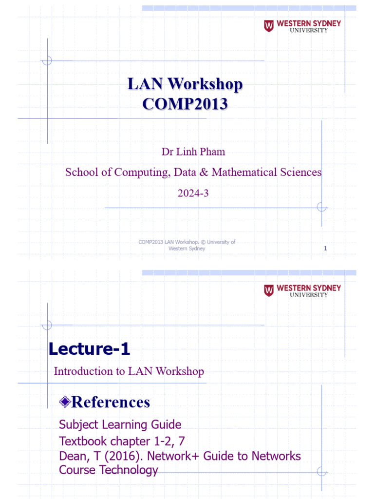 Lecture1-Introduction 2024-3 | PDF | Computer Network | Network Switch