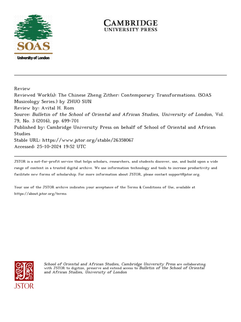 Zheng Zither: Modern Transformations Review | PDF | Folk Music ...