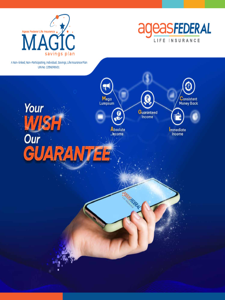 Ageas Federal MAGIC Savings Plan Overview | PDF | Insurance | Interest