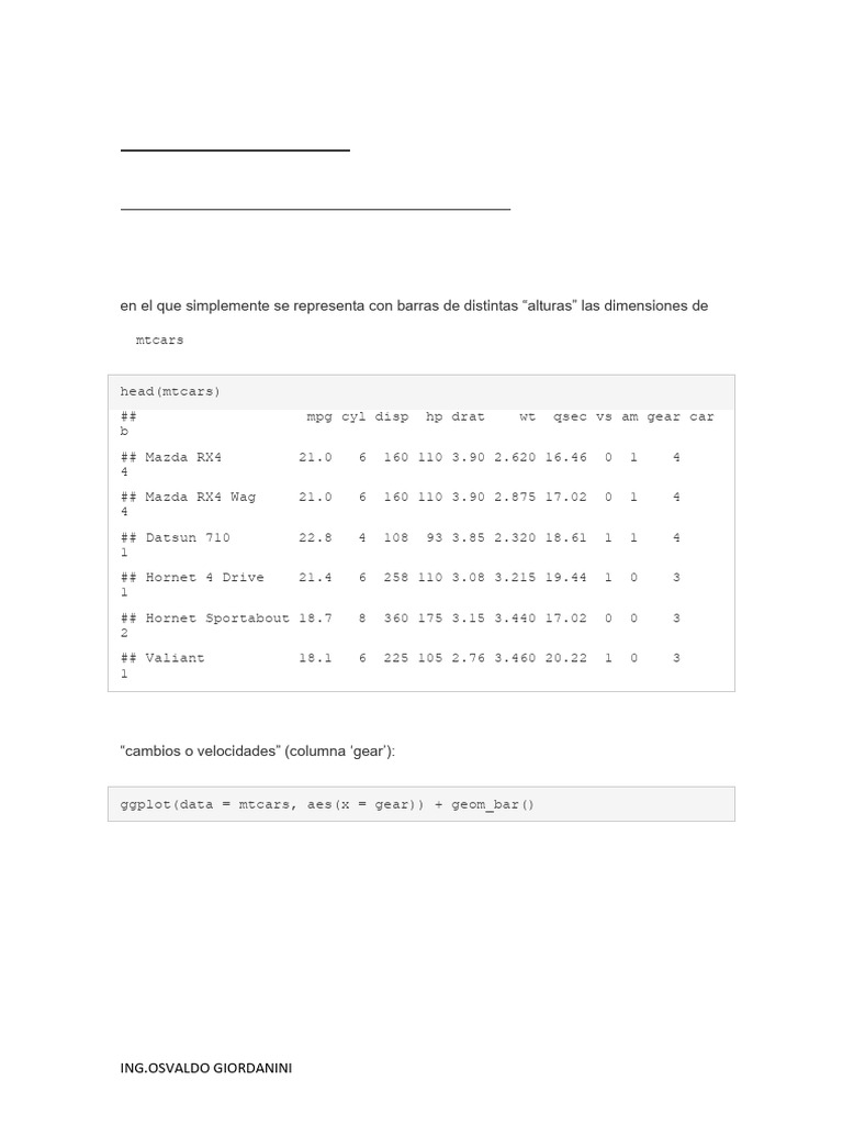 Estadistica - Graficos en R - Ggplot | PDF | Histograma | Función (Matemáticas)