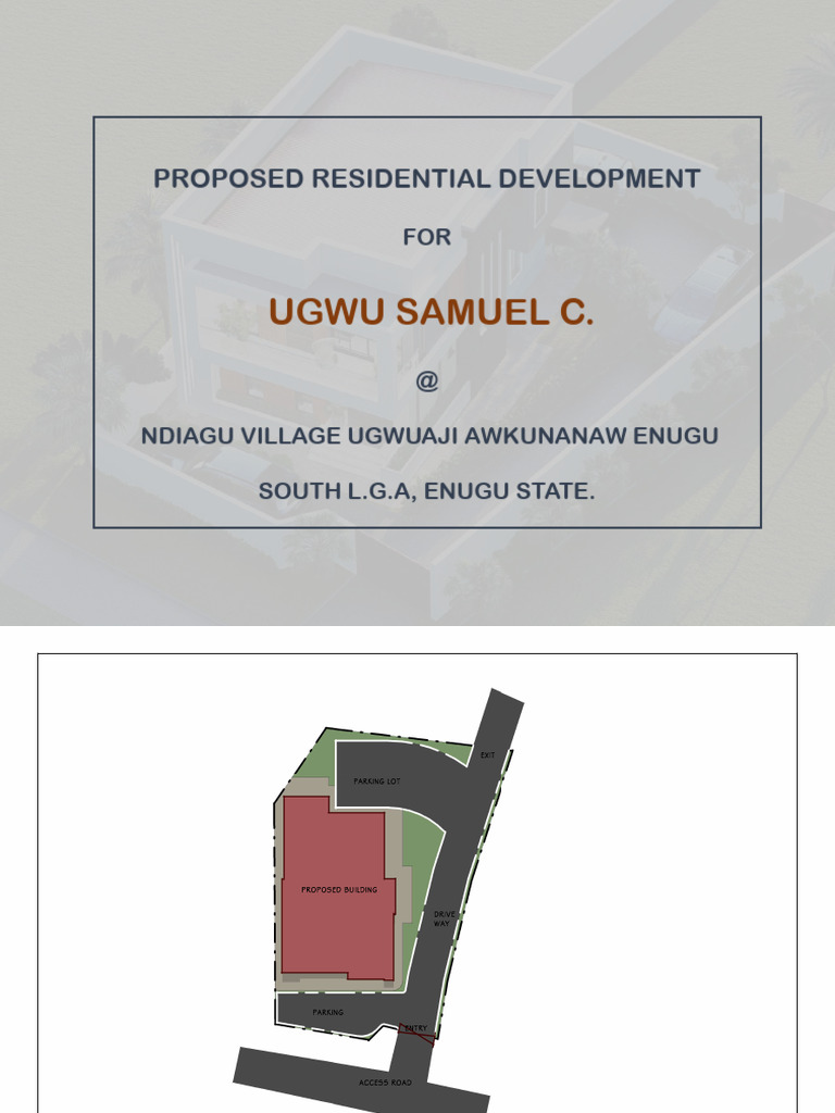 Proposed Residential Development For Samuel Ugwu C. | PDF
