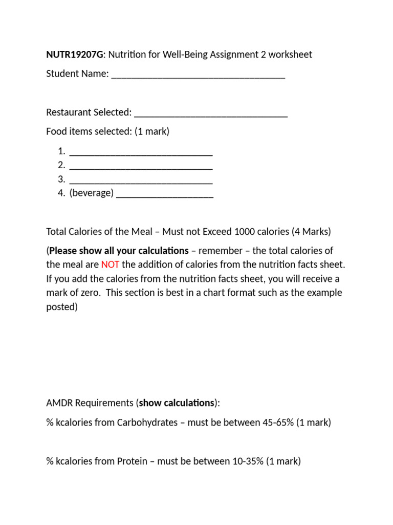 Assignment 2 Word | PDF