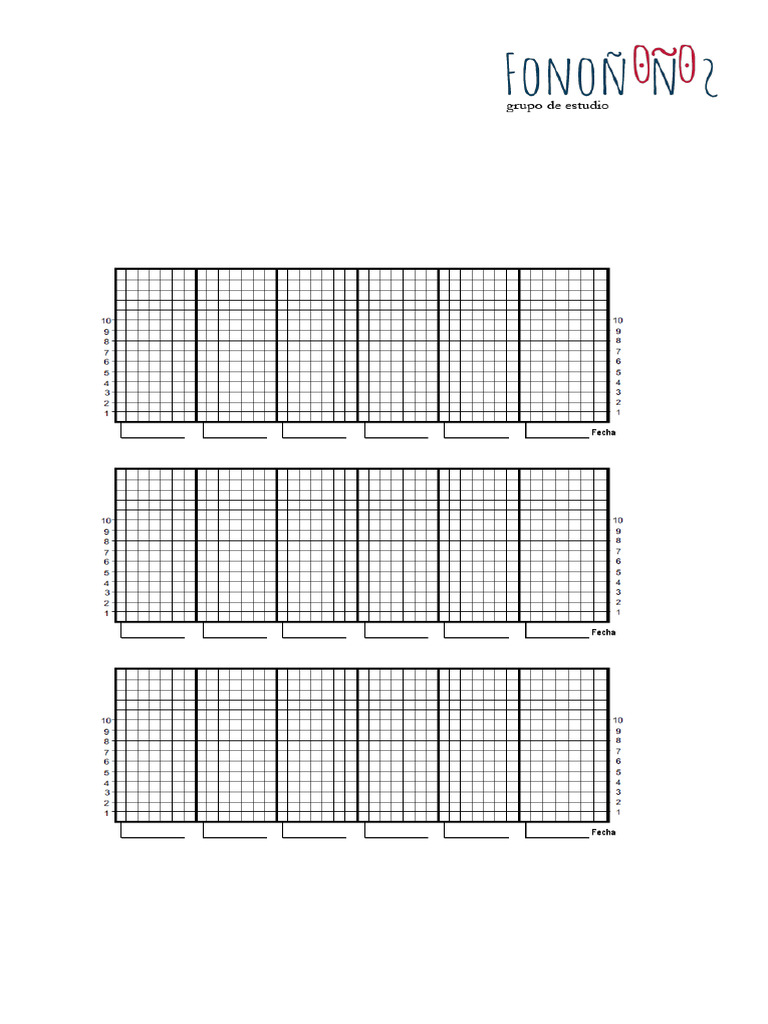 Registro Diario de Fluidez Método Lidcombe | PDF | Ciencia y matemáticas
