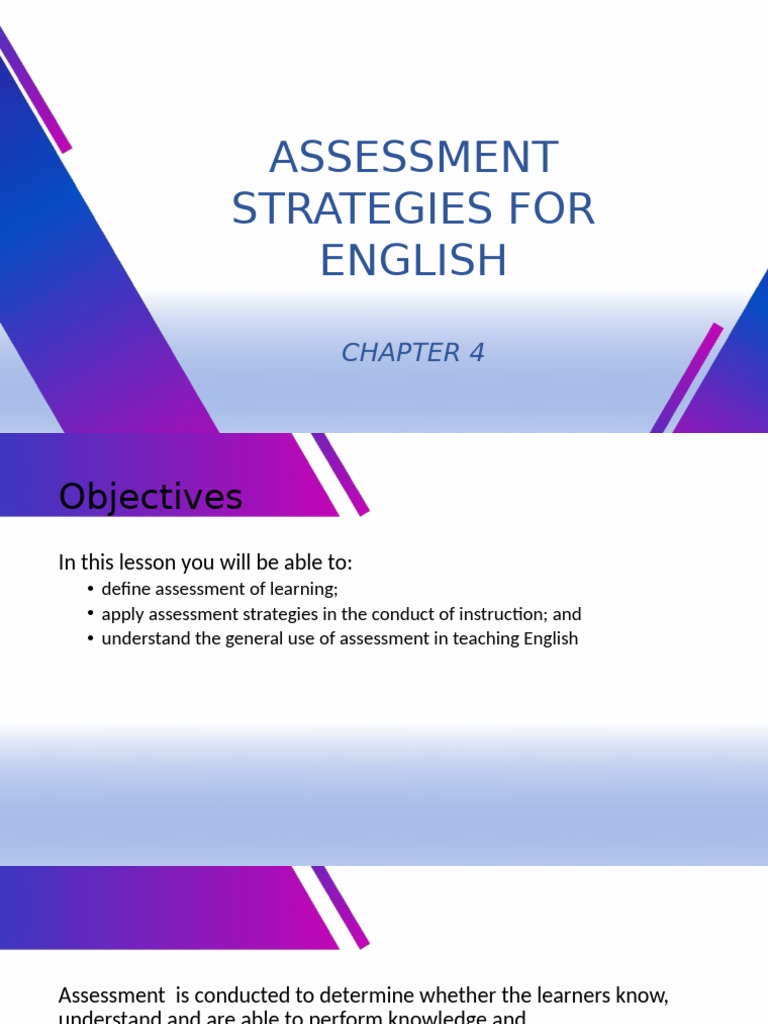 Assessment Strategies for ELLs | PDF | Educational Assessment | Learning