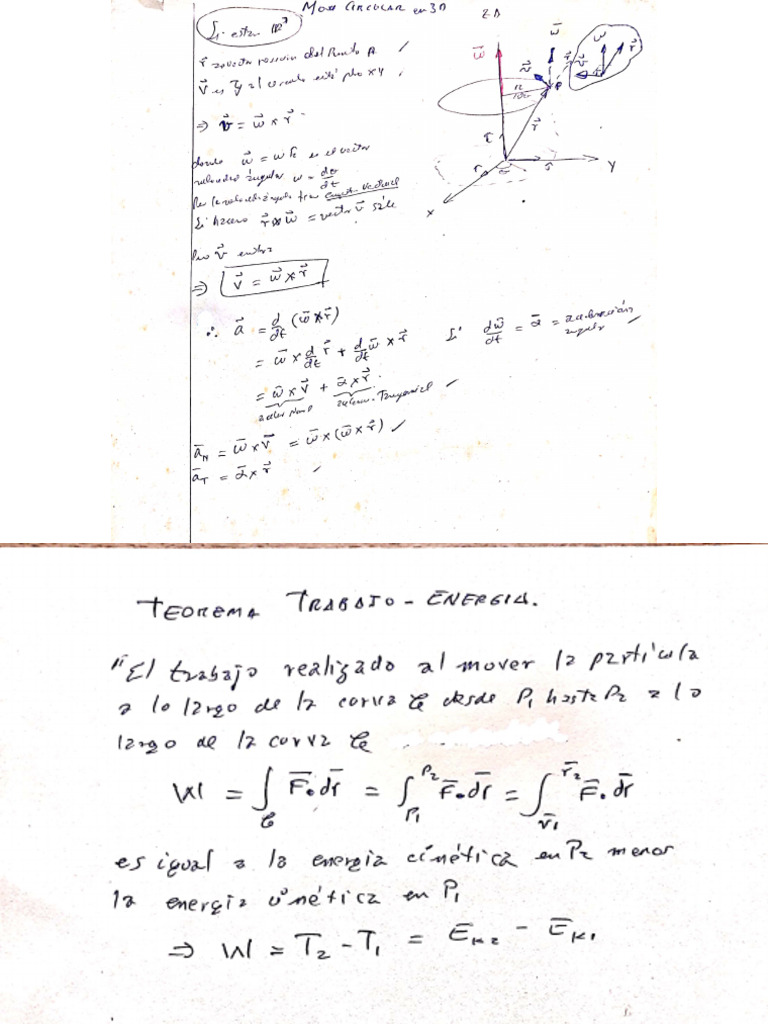 Teorema Trajo Energia | PDF