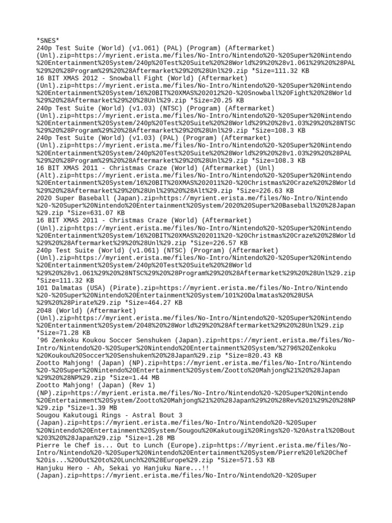 Snes Nuevo | PDF | Gaming | Nintendo