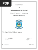 Report of Reliance Hazira | PDF | Chemical Industry | Oil Refinery