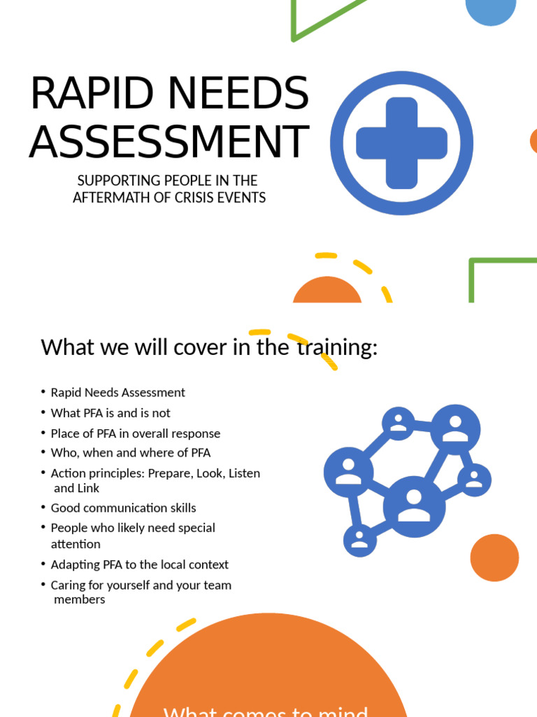 PFA Training Taal | PDF | Disability | Caregiver