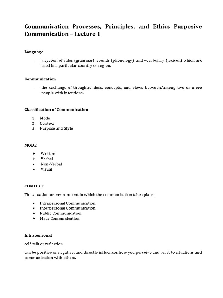 PUR COMM PRELIMS | PDF | Communication | Cognition