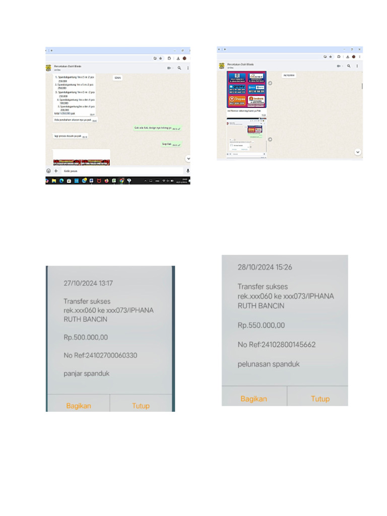 Tagihan Spanduk | PDF