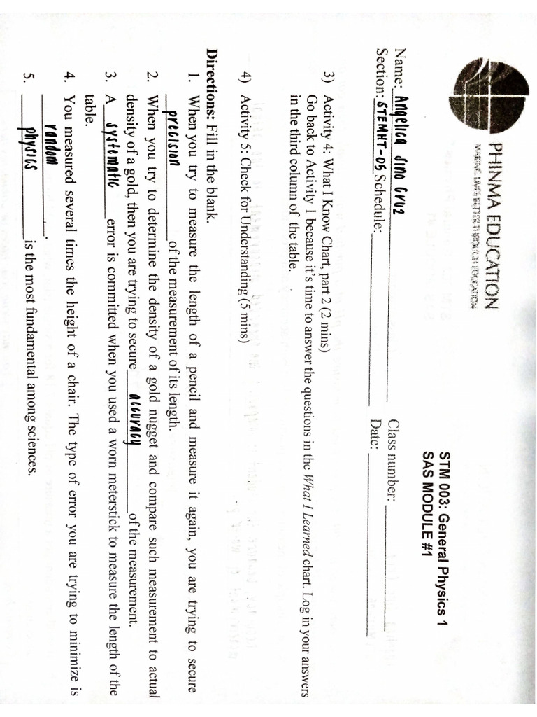 Sino Cruz, Angelica R. - Module 1 and 2 | PDF