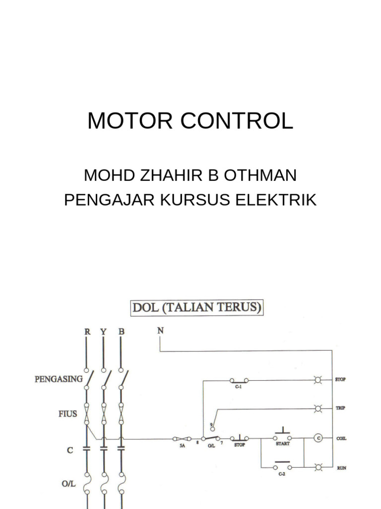 Motor Control Circuit | PDF