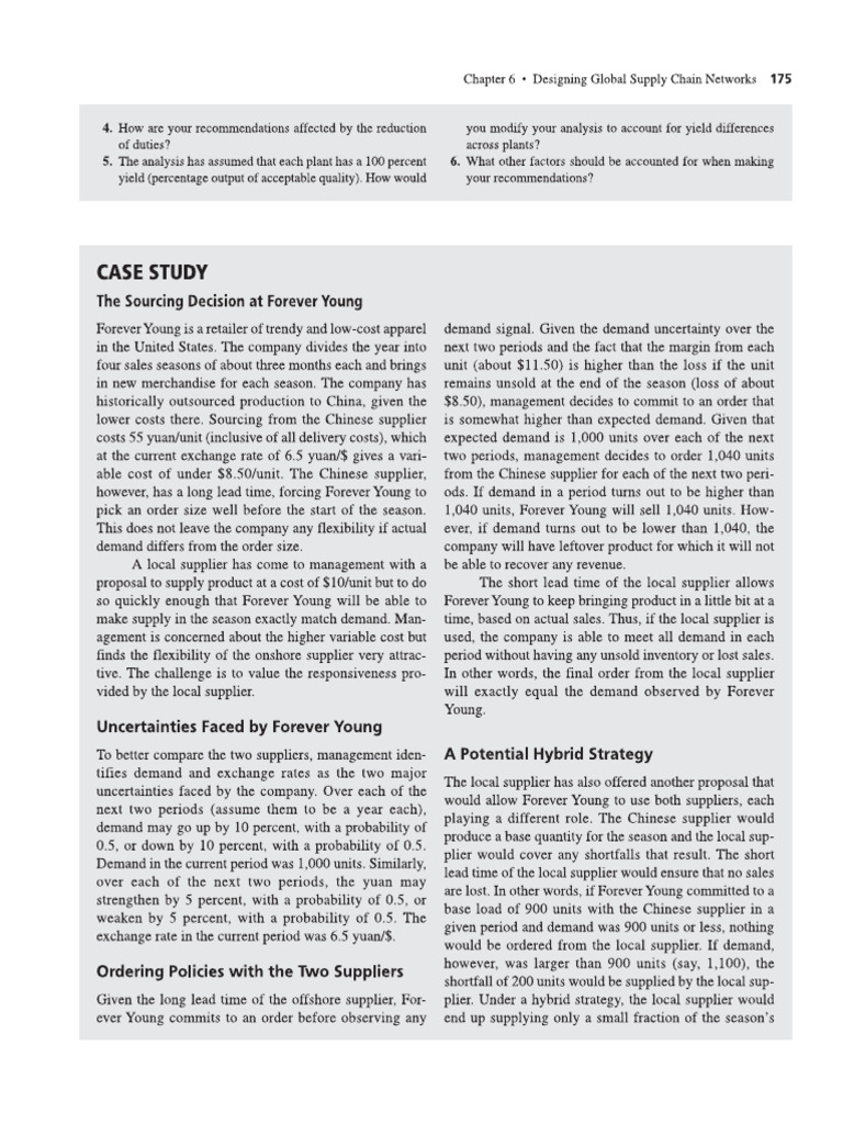 Forever Young Case Study | PDF