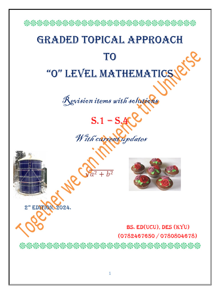 CBC Mathematics Revision Guide | PDF | Income Tax | Loans