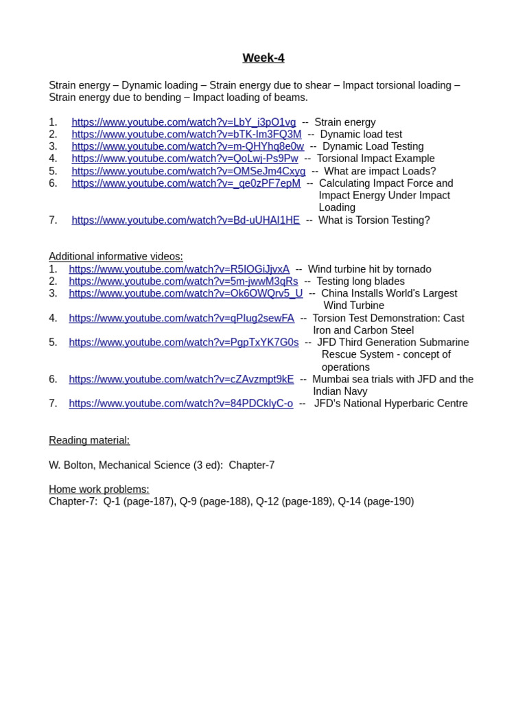 Week-4 Course Material | PDF