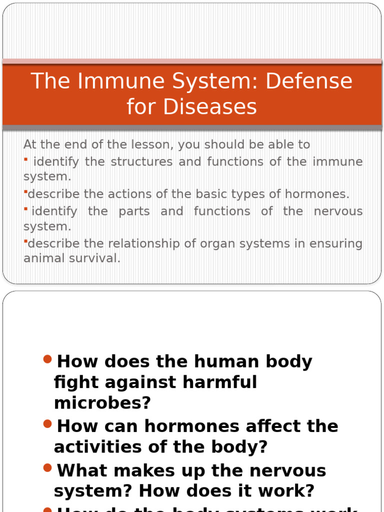 Lesson 5 The Immune System | PDF | Immune System | Adaptive Immune System