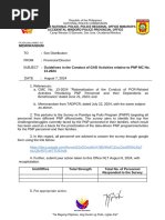 AAR Re Conduct of PNP Mental Health Program (AutoRecovered) | PDF ...