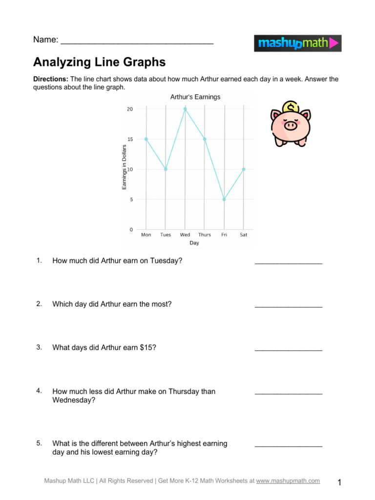 Analyzing Line Graphs (A) | PDF | Sports & Recreation | Games & Activities