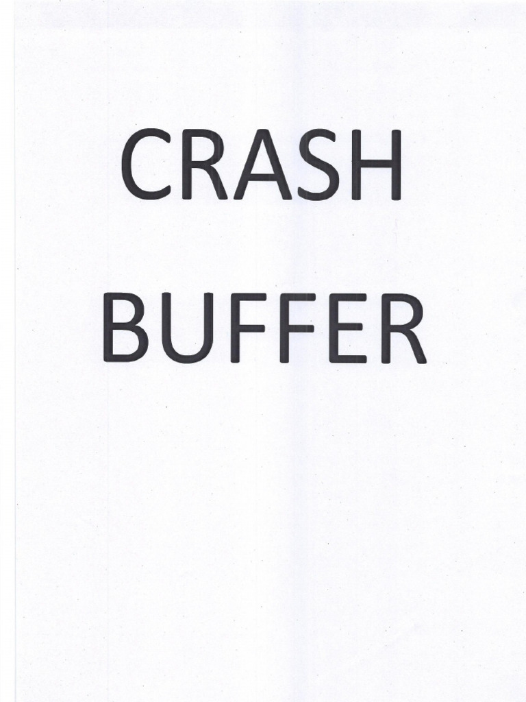 CRASH BUFFER | PDF