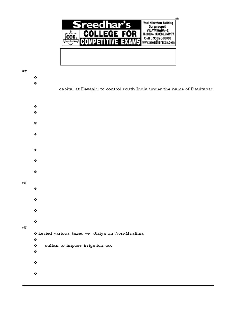 History_delhi Sultanates-2 English | PDF