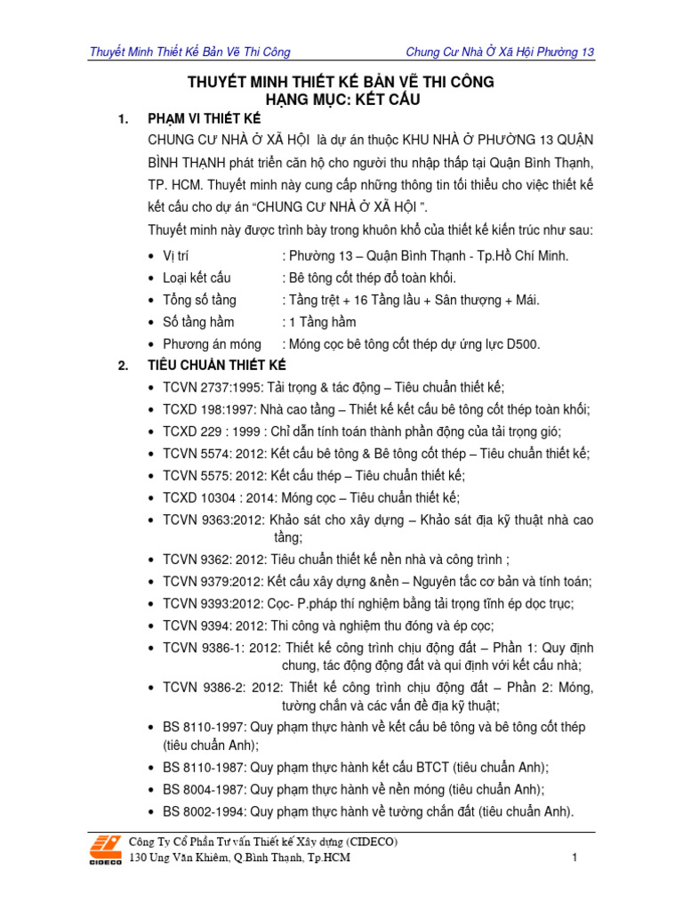 2.thuyet Minh TKTC-NOXH P.13-KET CAU | PDF