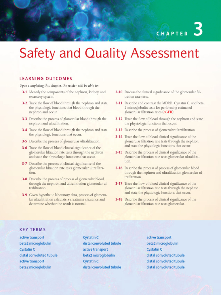 Nephron Physiology and Safety Protocols | PDF | Diarrhea | Medical ...