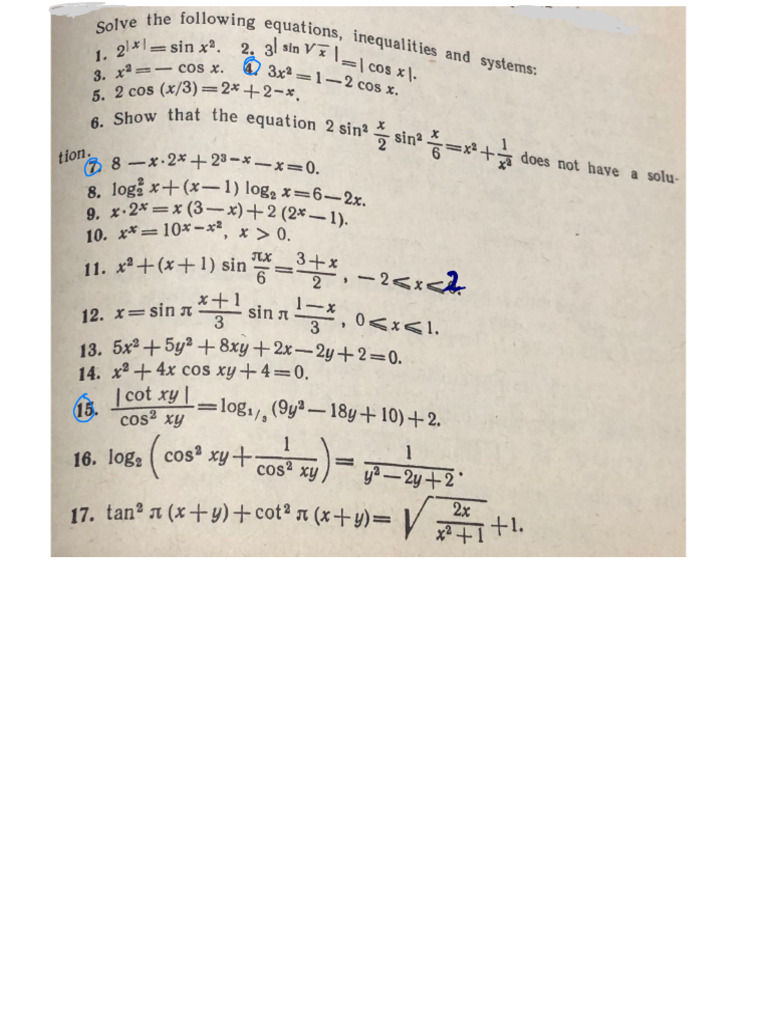 Trigonometric Equation | PDF