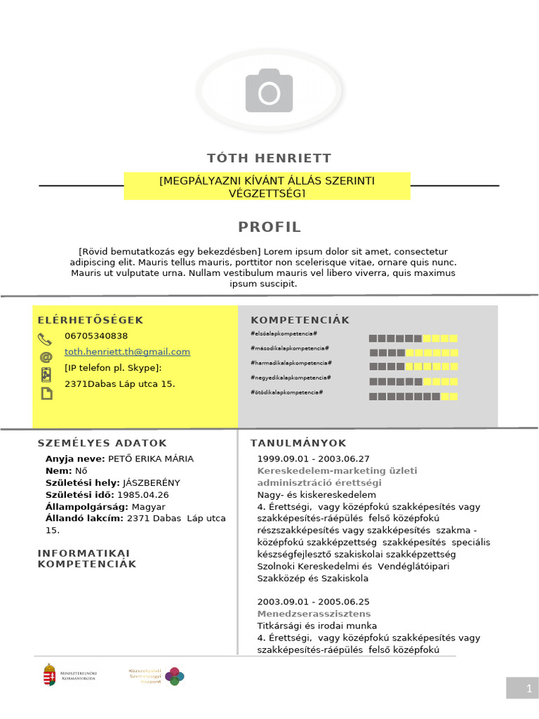 Cv Sablon Khr Minimal v3.Docx (1) | PDF