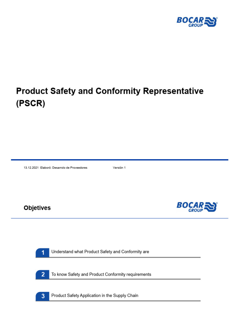 pscr-product-integrity | PDF | Regulatory Compliance | Safety