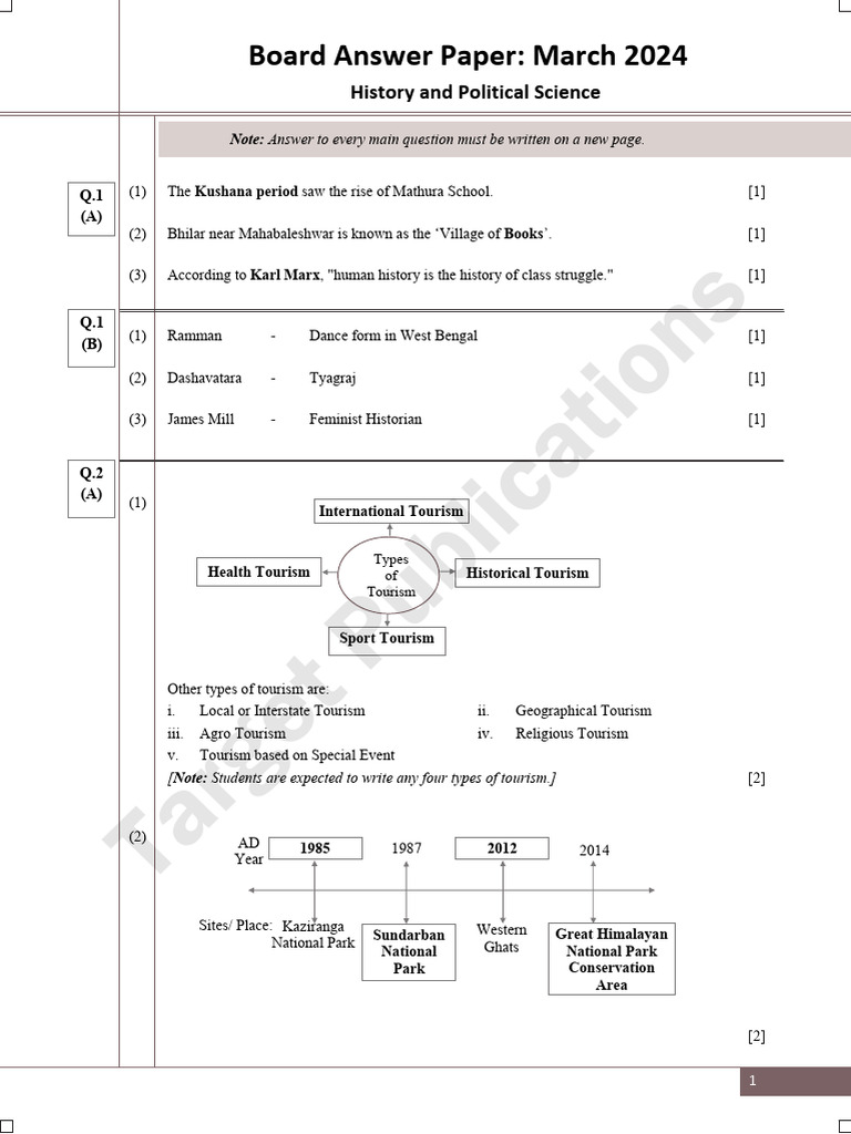 10 Board Answer Paper - Mar 2024_660d202318f03 | PDF | Sanskrit | Elections