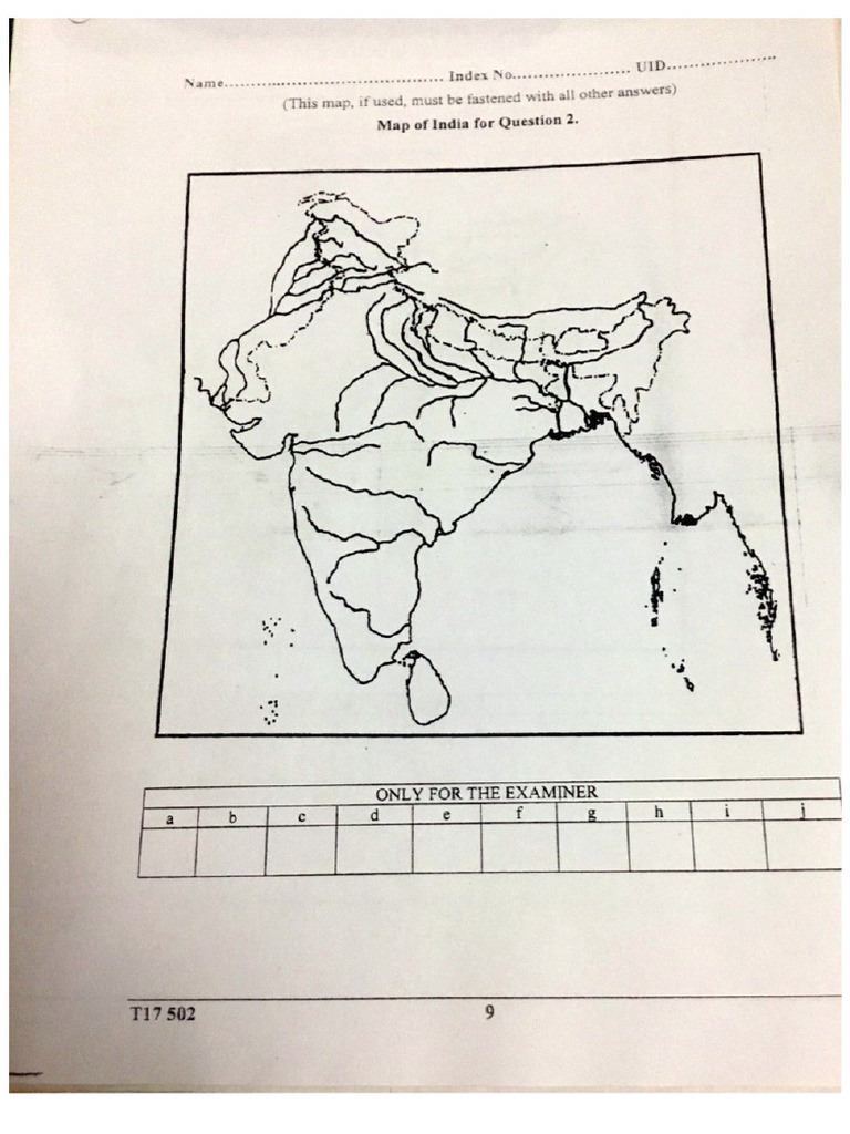 Map of Geography For Class 10 Icse | PDF