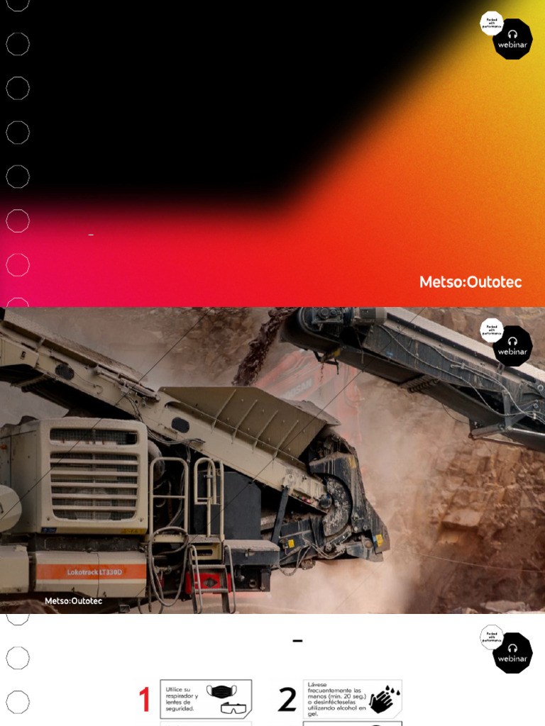 Comparto 'Metso Outotec Webinar COMISIONAMIENTO MP 1250 - Rv. MKT ...