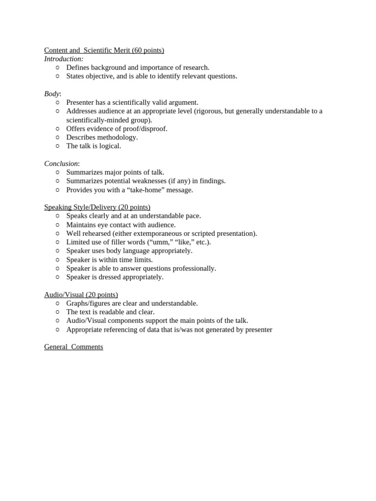 Content and Scientific Merit | PDF