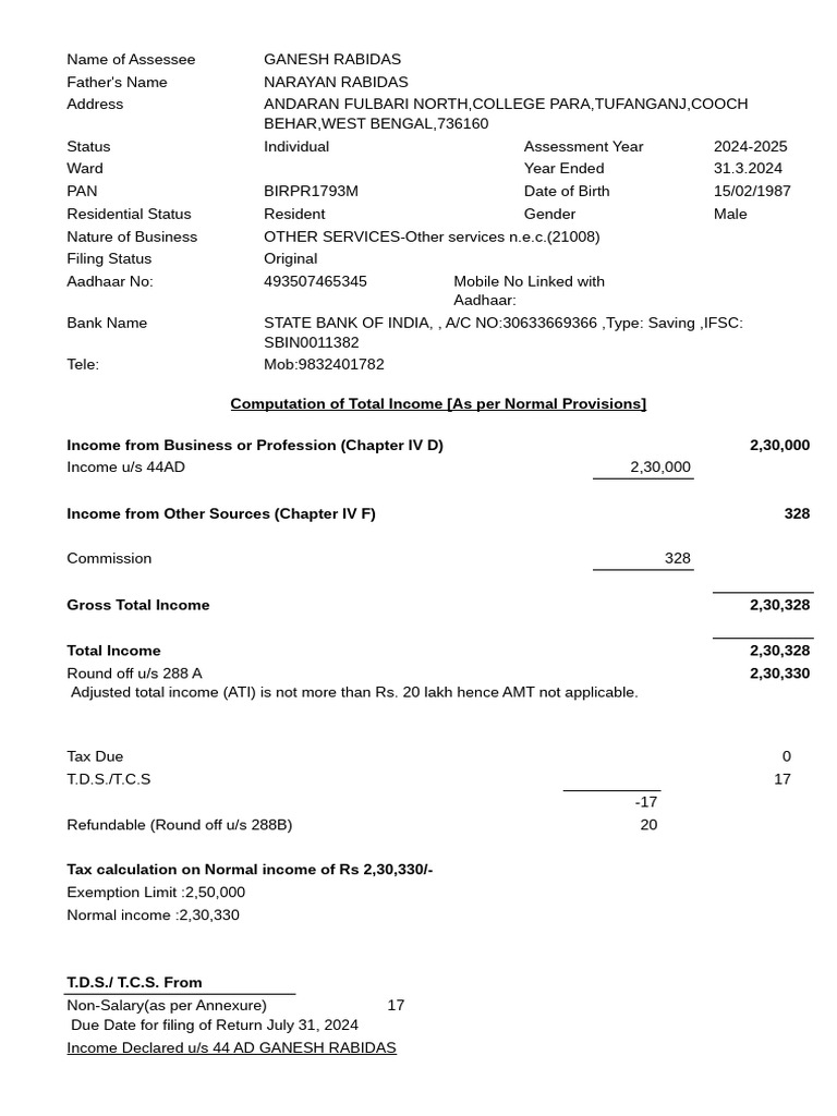 1381ganesh Rabidas | PDF | Cheque | Economies