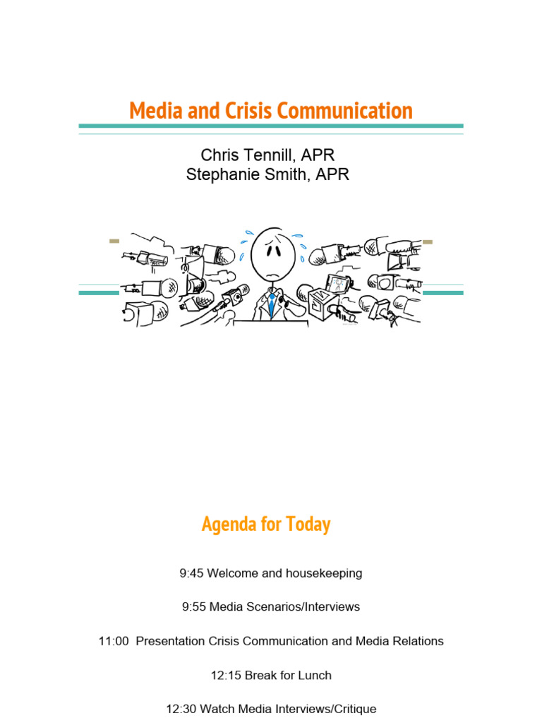 Media and Crisis Communication.pptx | PDF | Crisis Management