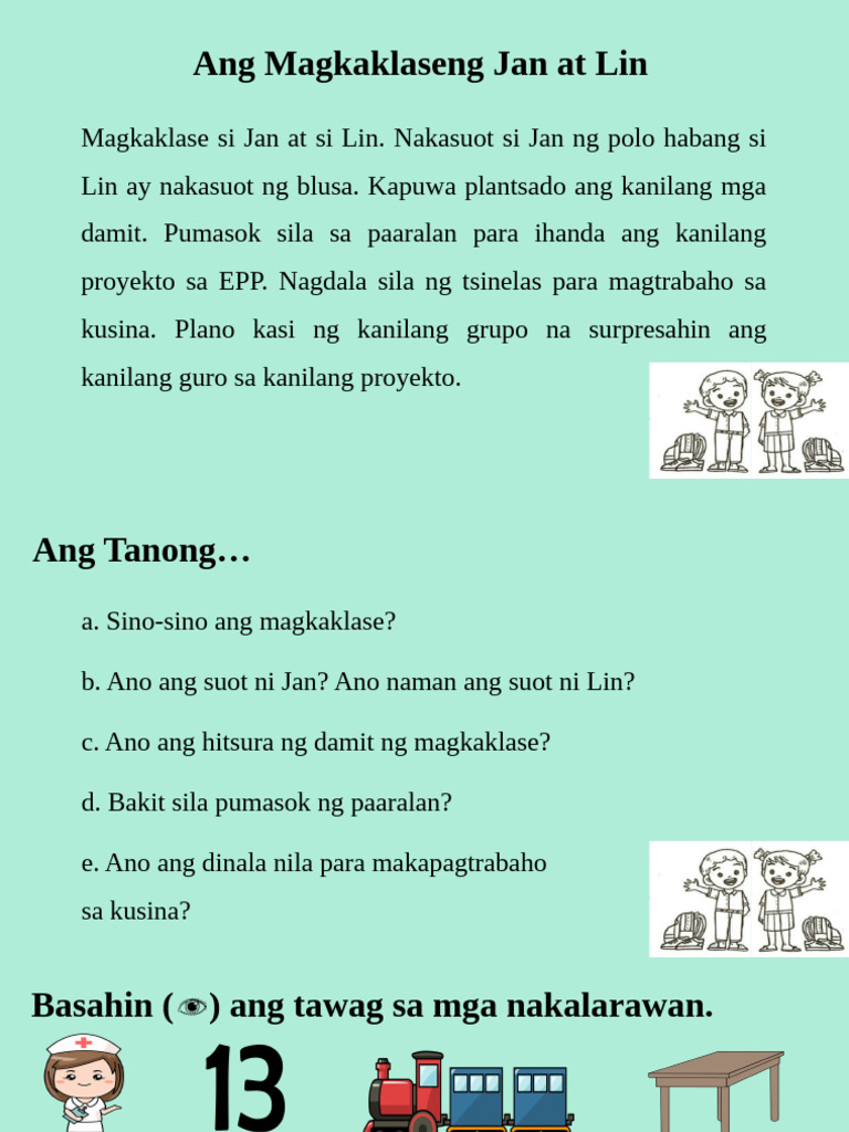 Ang Mga Klaster | PDF