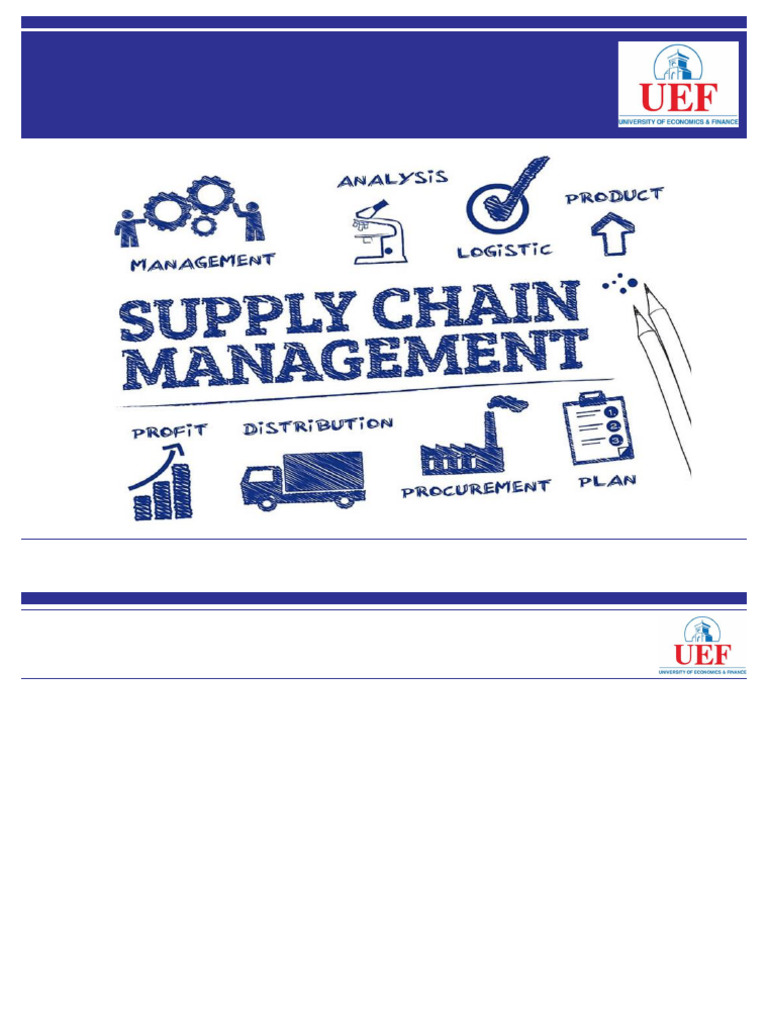 UEF - Supply Chain Management - Unit 7 En | PDF | Economies | Business