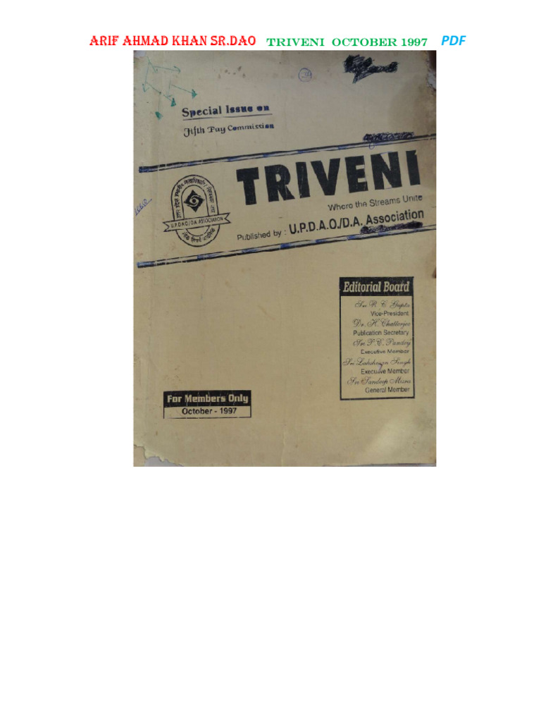 Triveni October 1997 | PDF