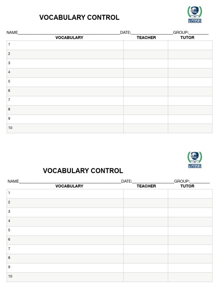 Vocabulary Format | PDF | Career & Growth | Technology & Engineering