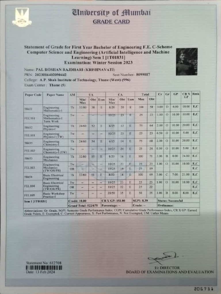 Sem 1 | PDF | Engineering | Science