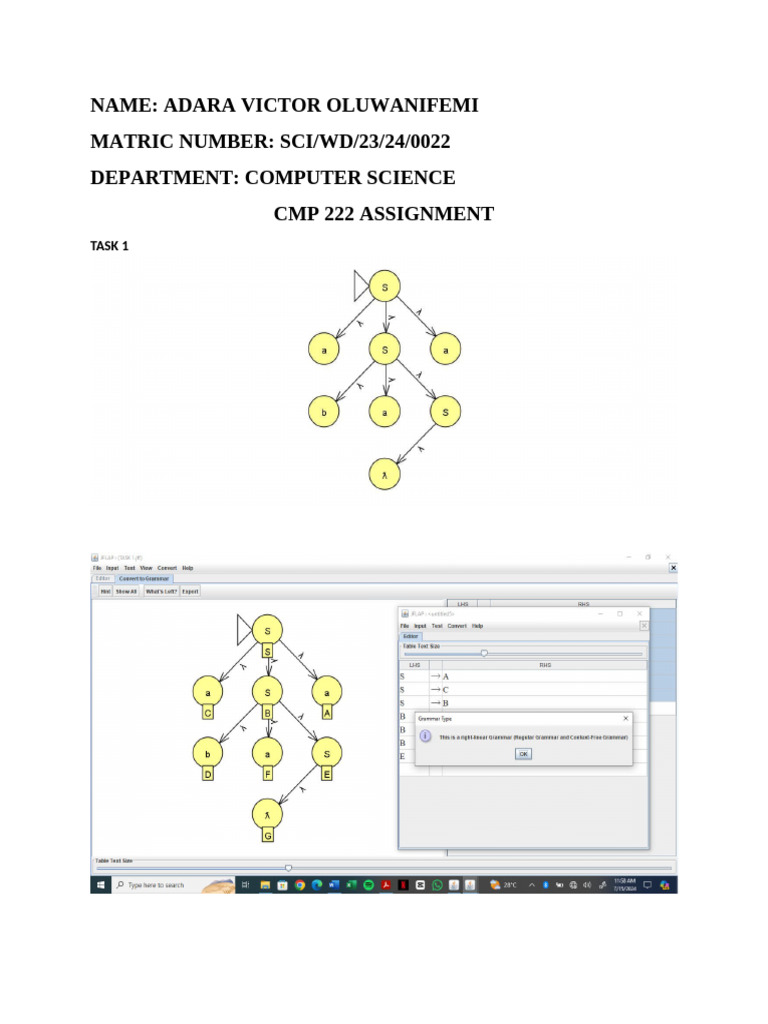 CMP 222 ASSIGNMENT | PDF