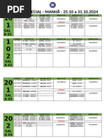 Pasta1 - Planilha de Aulas (Version 1) | PDF