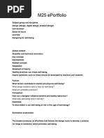 MYP Design E-Portfolio: Home Decor Project | PDF | Information | Design